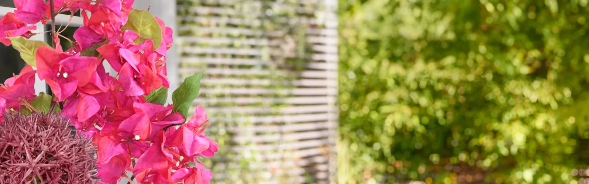 Fleurs factices de nos espaces verts